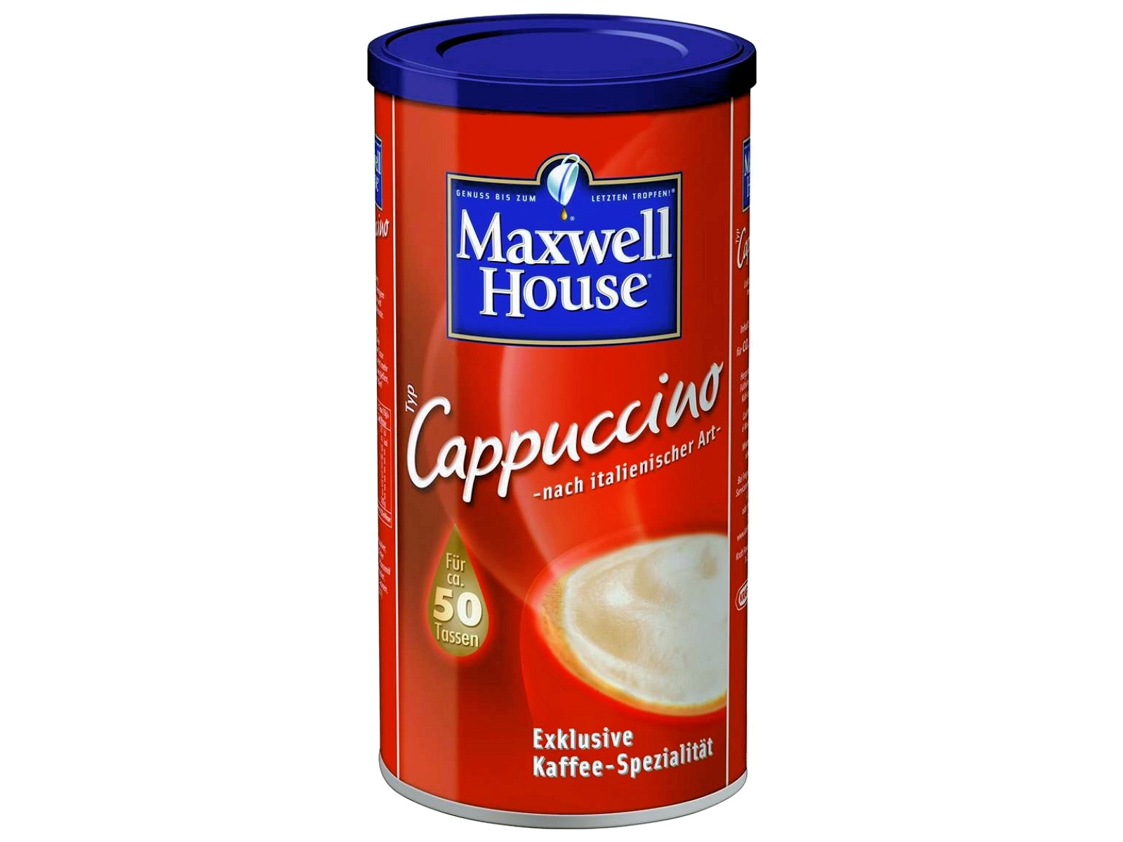 Wir liefern Ihnen in Berlin Jacobs Maxwell Cappucino Instant 500g Dose ...