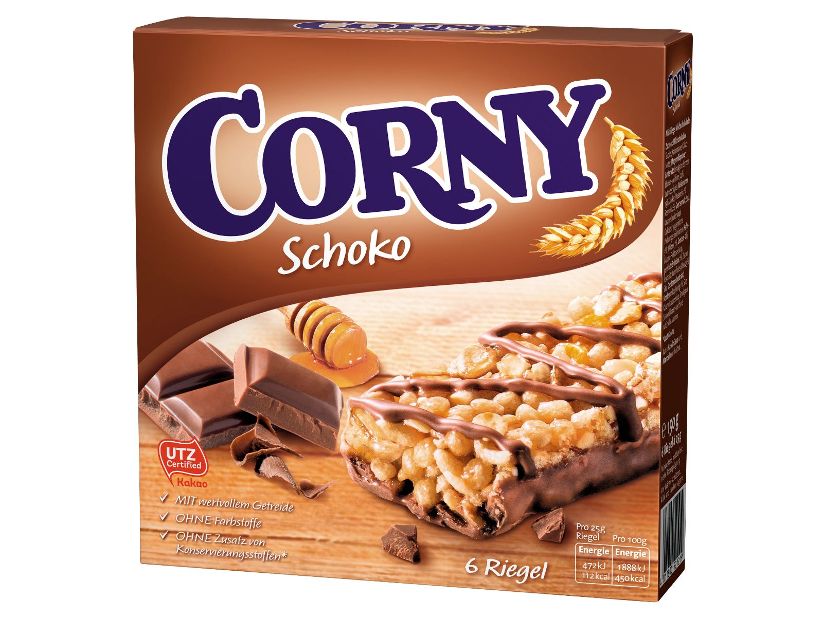 Wir liefern Ihnen in Berlin Corny Schoko 6 x 25g | GRIHED, Ihr ...