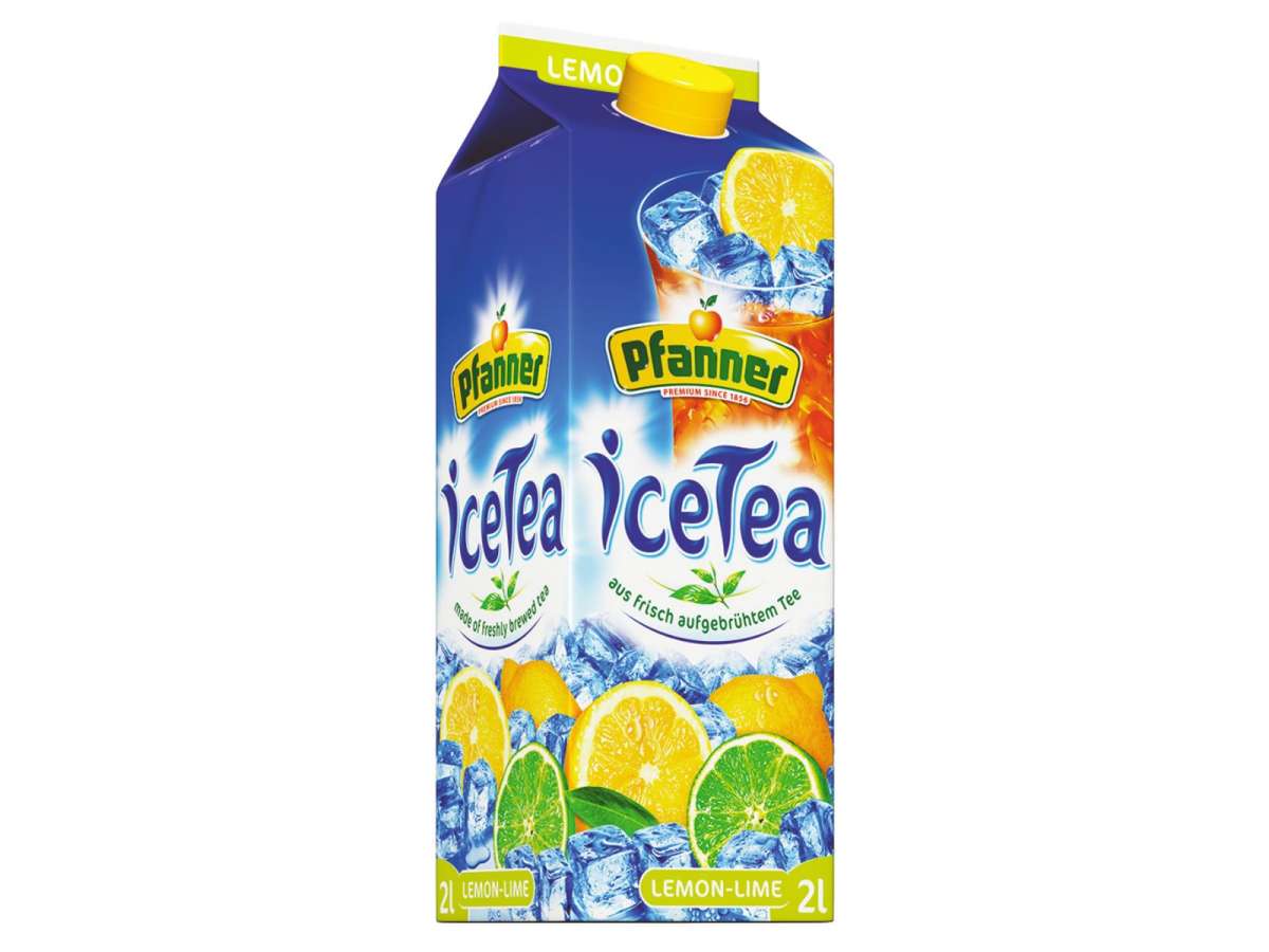Wir liefern Ihnen in Berlin Pfanner Eistee Lemon-Limette 2,0l Tetra ...